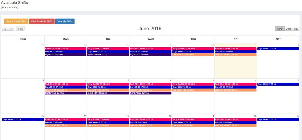 How do employee self service Rotas & shifts work? – Allday Time Systems